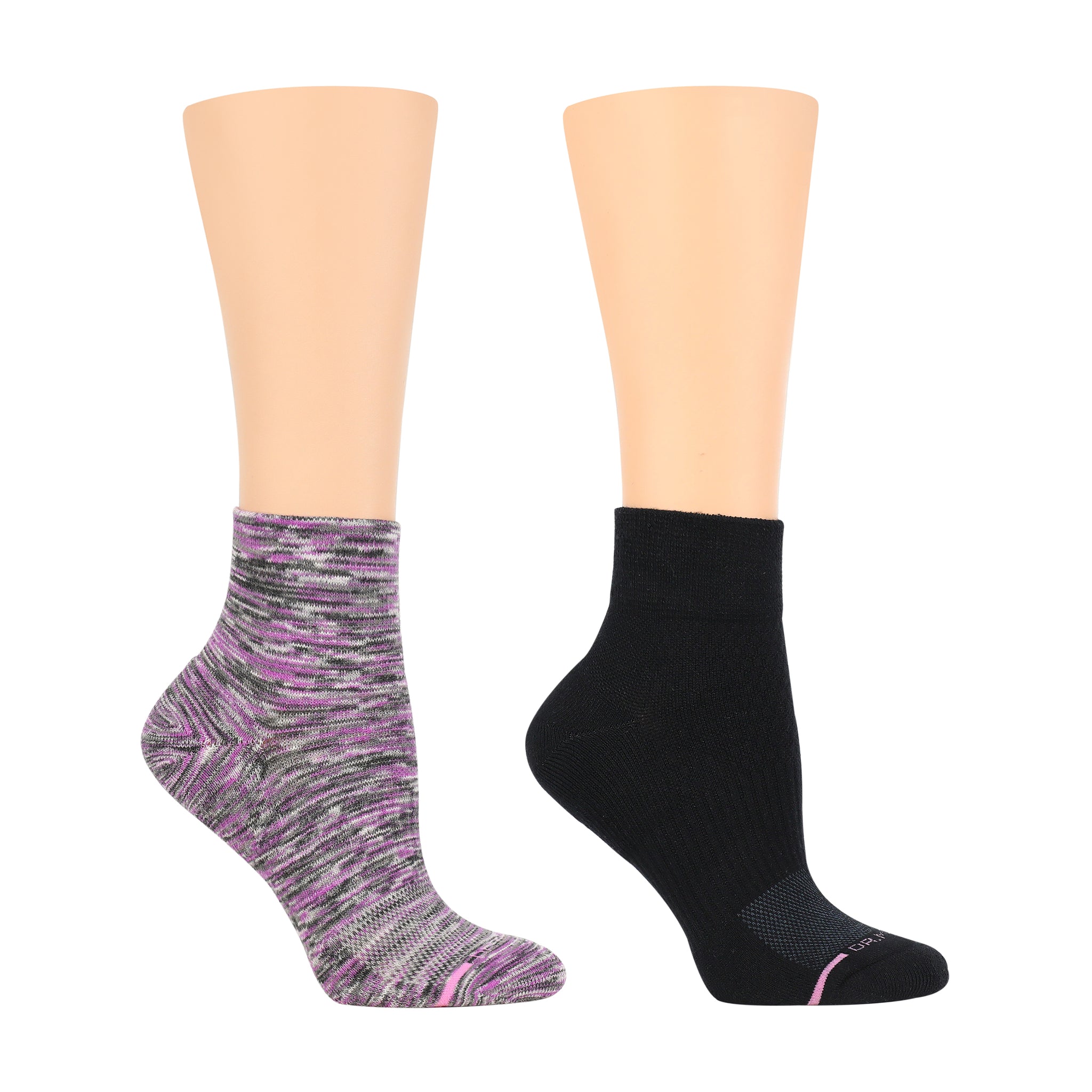 Quarter Compression Socks For Women | Dr. Motion | Spacedye