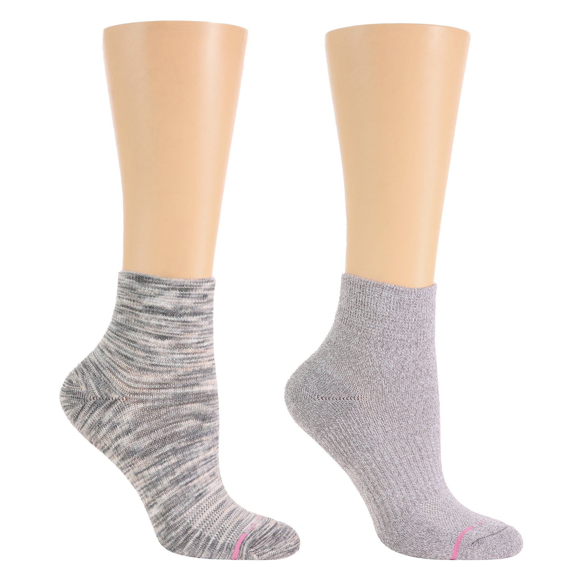 Quarter Compression Socks For Women | Dr. Motion | Spacedye