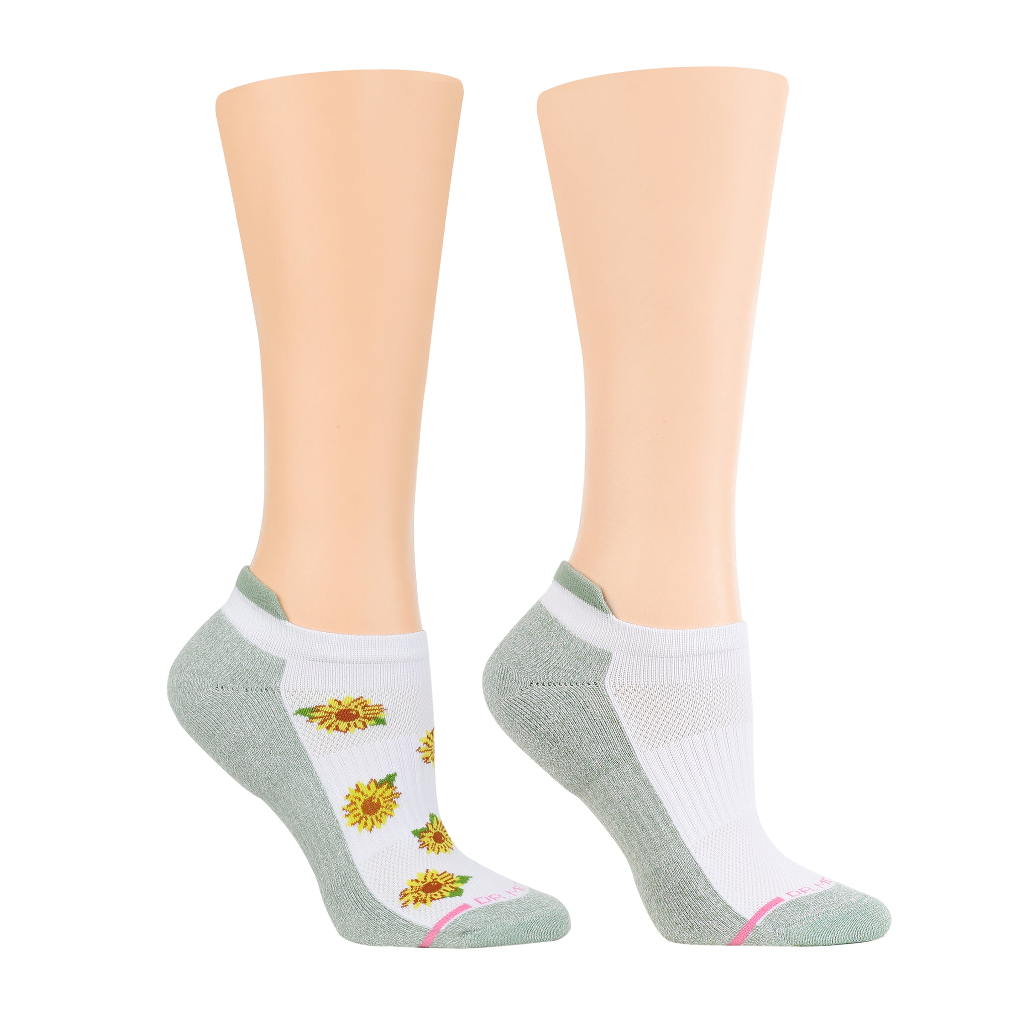 Ankle Compression Socks For Women | Dr. Motion | Sunflowers