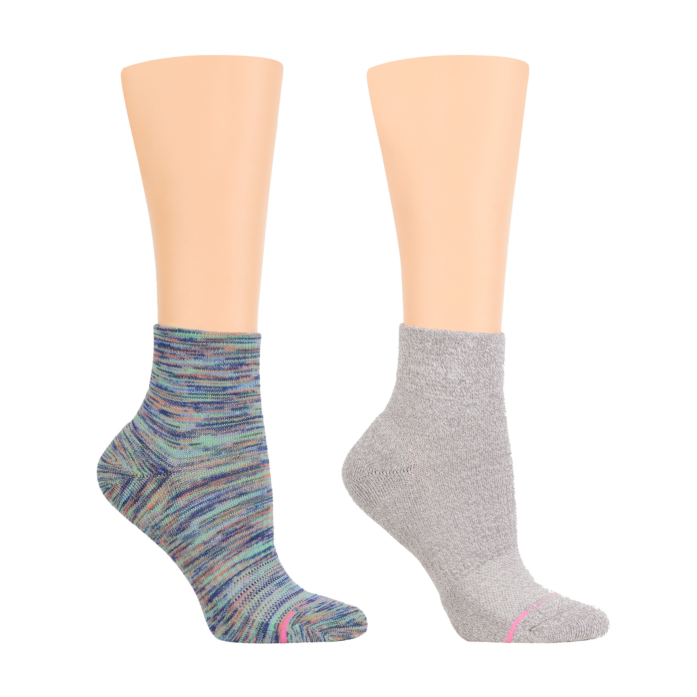 Quarter Compression Socks For Women | Dr. Motion | Spacedye
