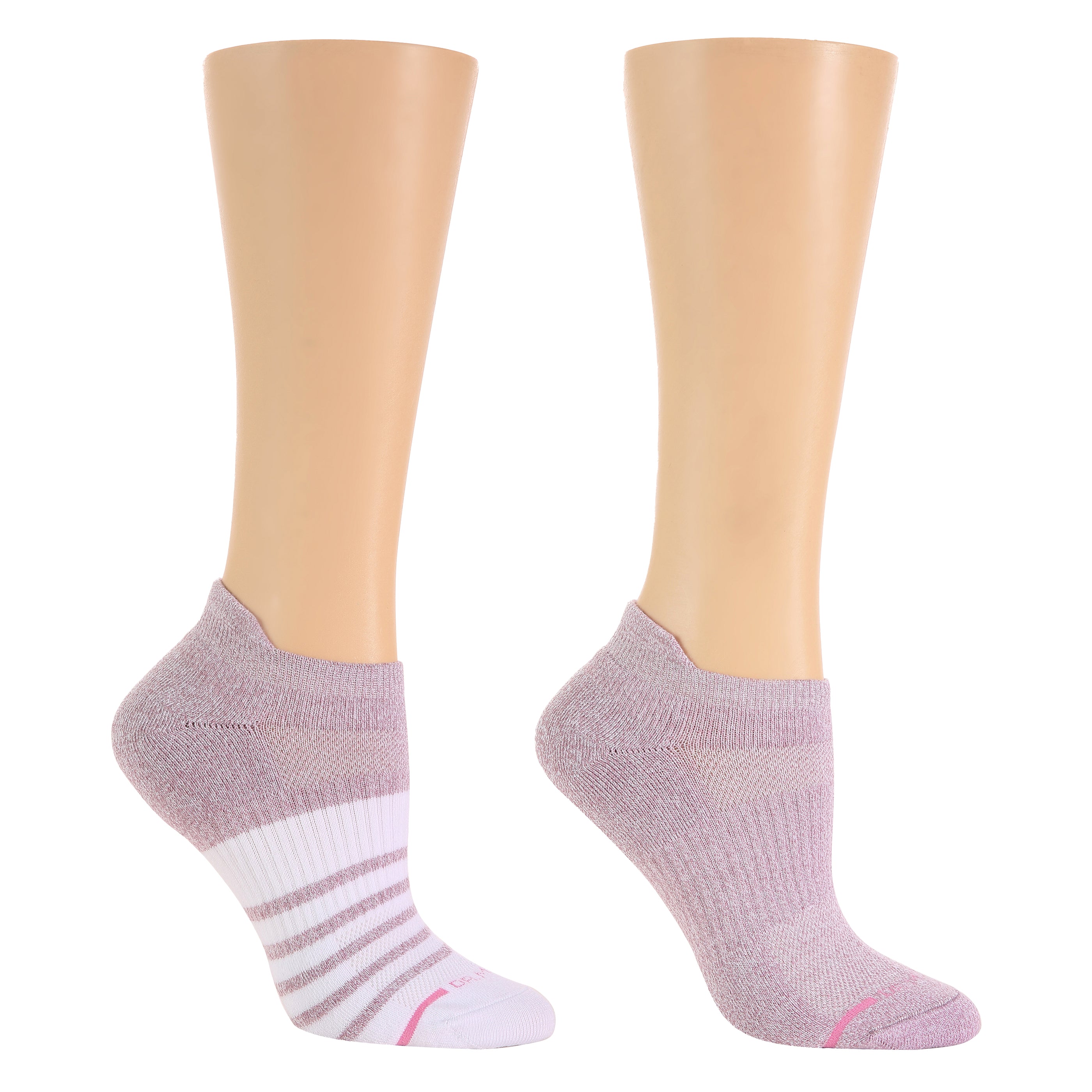 Ankle Compression Socks For Women | Dr. Motion | Contrast Stripe