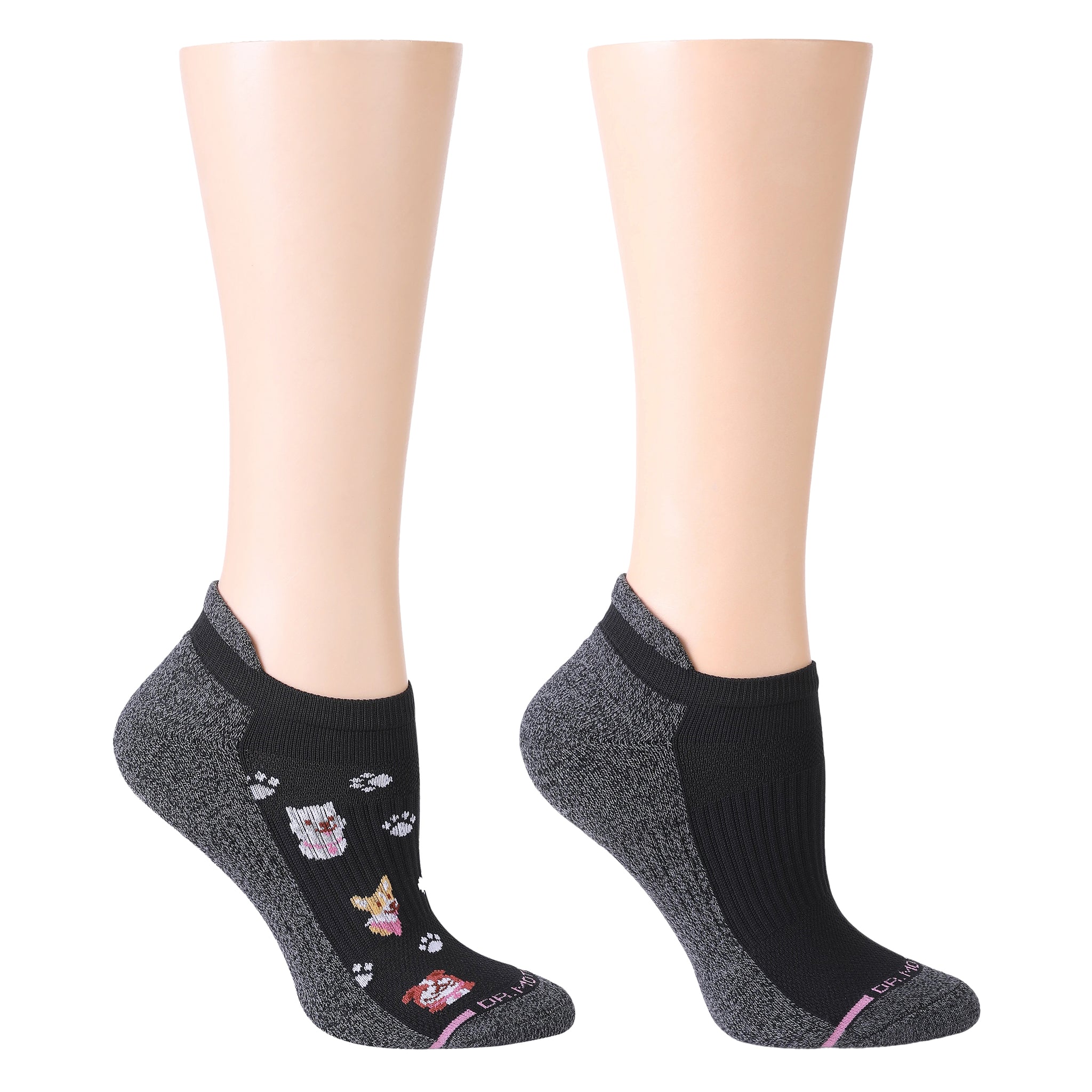 Ankle Compression Socks For Women | Dr. Motion | Dogs & Paws