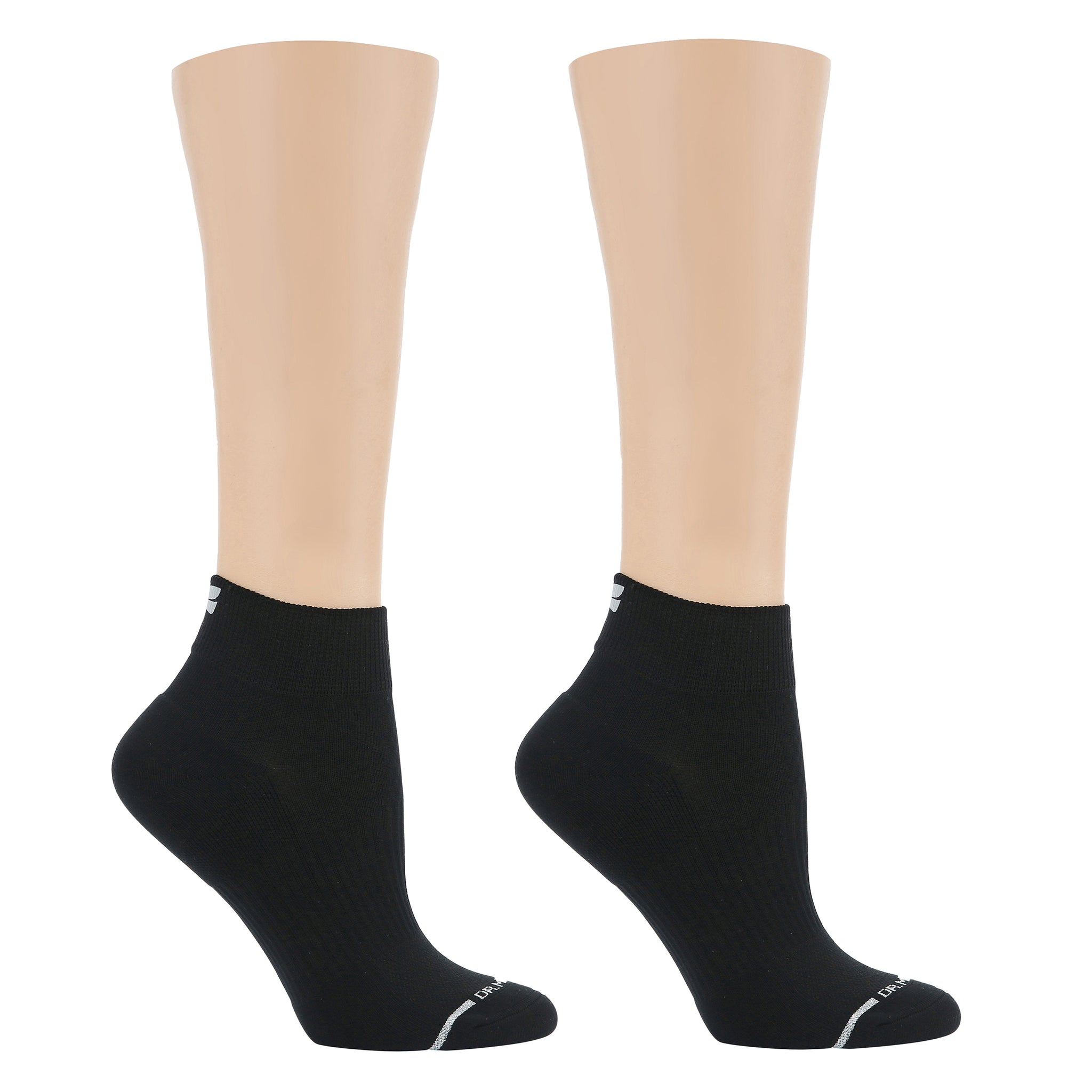 Plain Knit Texture | Performance Quarter Compression Socks for Women | Dr. Motion