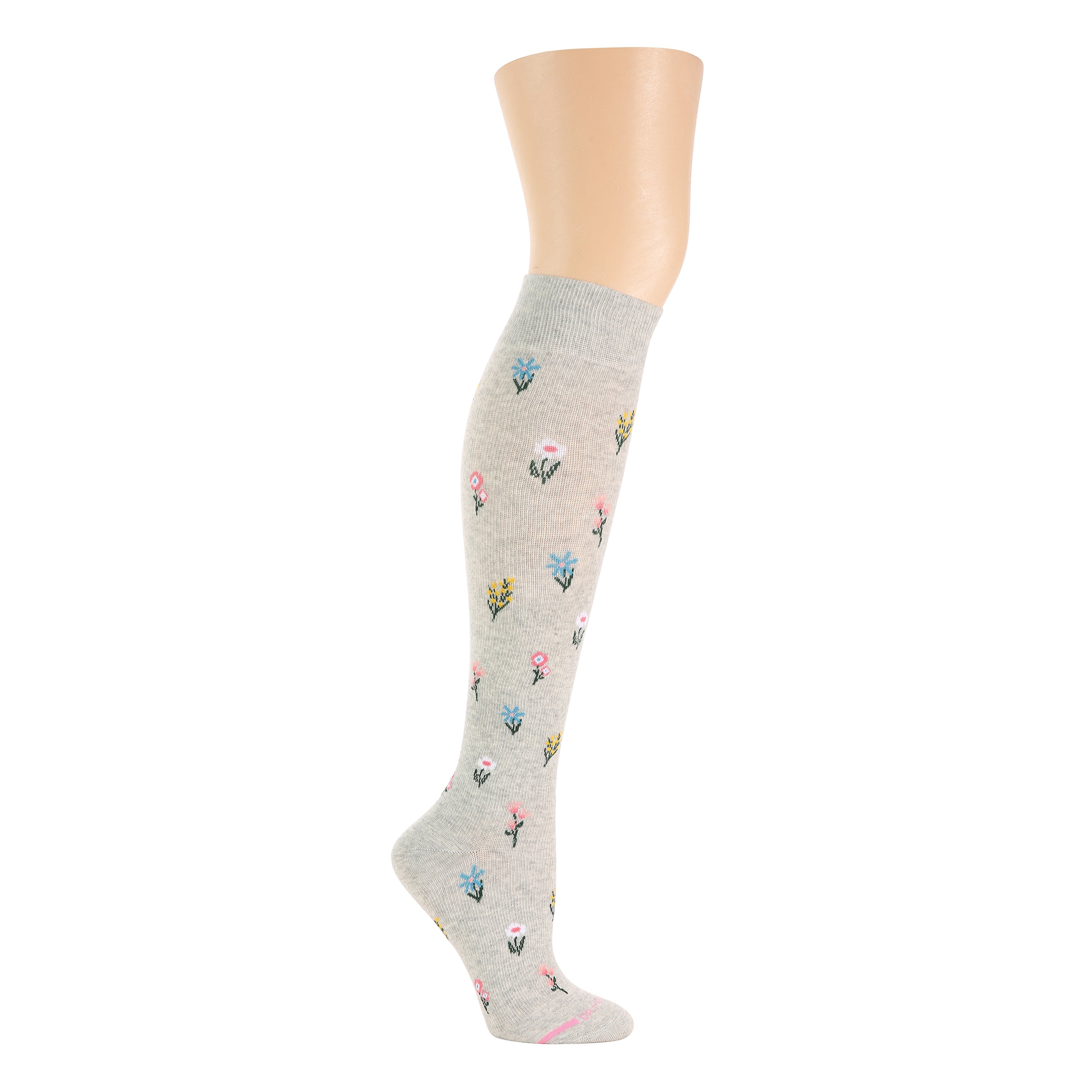 Knee-High Compression Socks For Women | Dr. Motion | Fancy Floral
