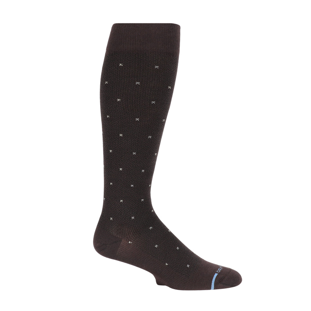 Knee-High Compression Socks For Men | Dr. Motion | Dots and Diamonds