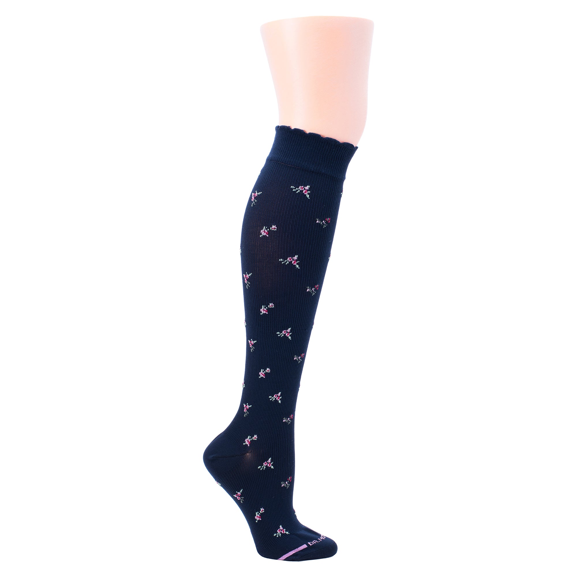 Knee-High Compression Socks For Women | Dr. Motion | Liberty Flower